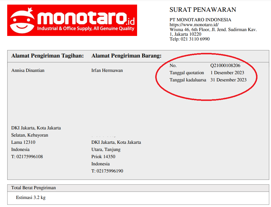 Surat Penawaran Logo